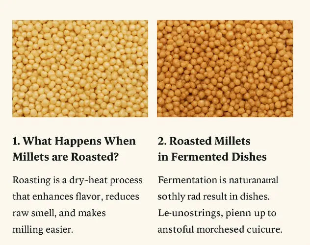 Roasted vs. Unroasted (UNPOLISHED) Millets – Which is Better for Your