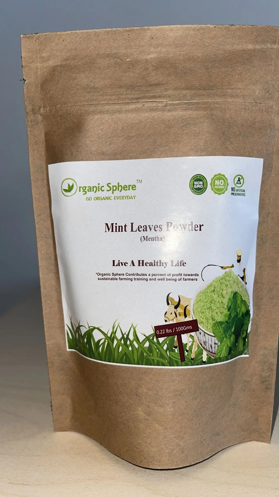 100% Natrual Mint Leaves Powder