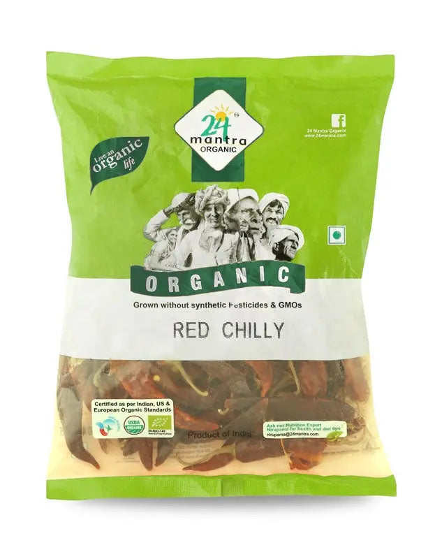 Fresh 100% Natural Red Stick Chilly - Organic Sphere